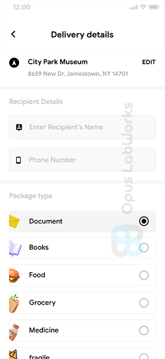 4 App Template | Cab Booking & Courier Package Sending App | Taxi ...