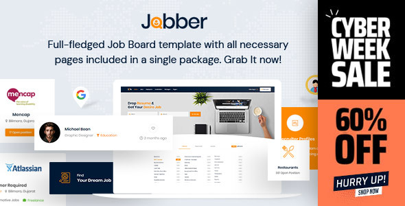 Jobber - Job Board HTML5 Template by Potenzaglobalsolutions | ThemeForest