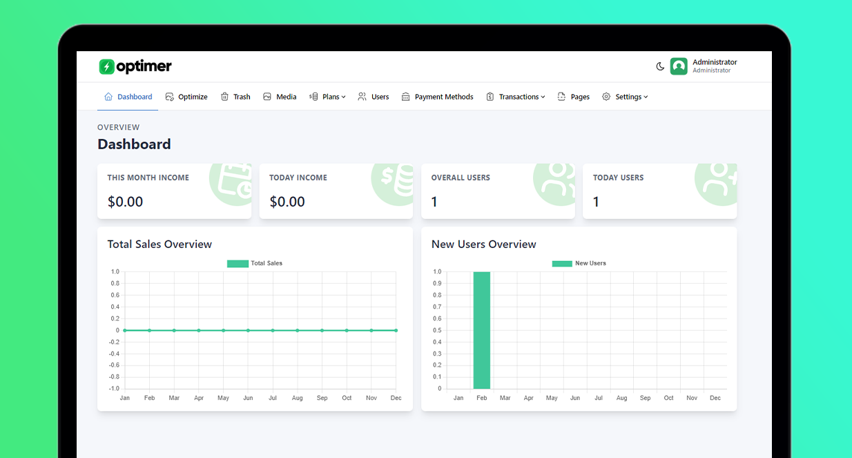 Optimer - Advanced Image Optimizer + Storage Platform | SAAS | PHP by nativecode