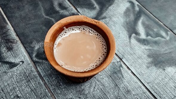 Kulhar or kulhad cup (traditional handle-less clay cup) from North ...