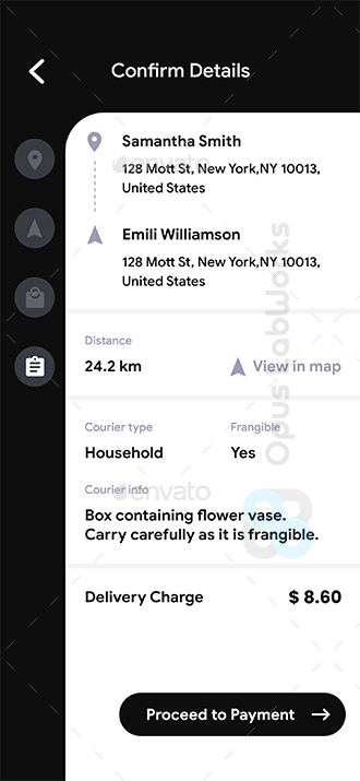 2 Apps | Courier Service App UI | Parcel & Logistics App UI | Delivery ...