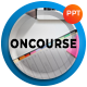 OnCourse - Online Course PowerPoint Template, Presentation Templates
