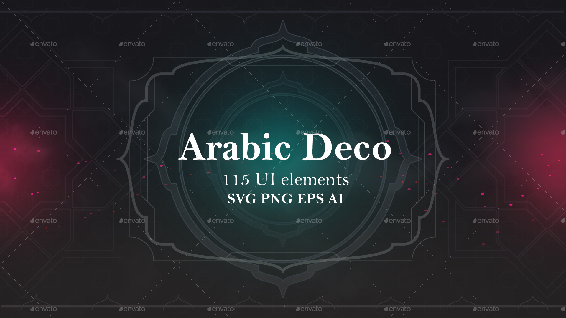 Arabic Deco UI, Game Assets | GraphicRiver