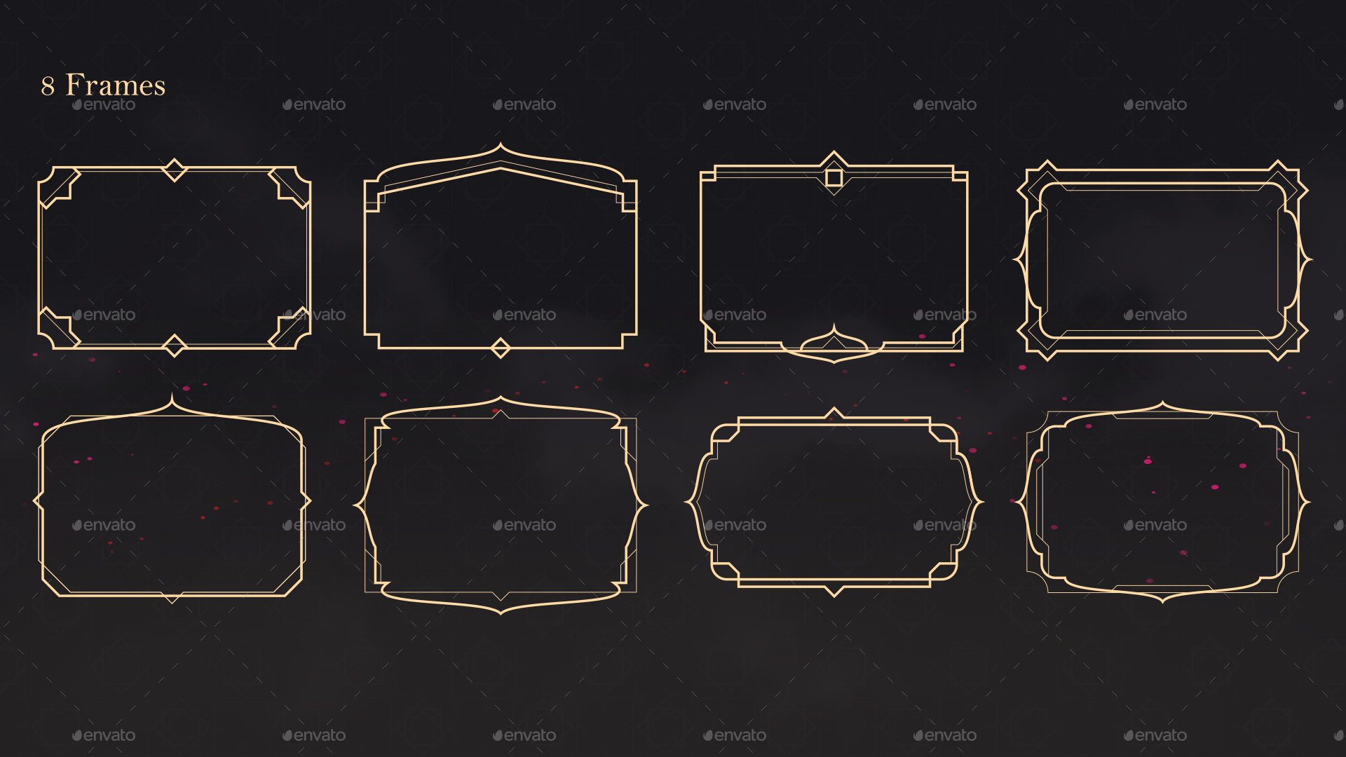 Arabic Deco UI, Game Assets | GraphicRiver