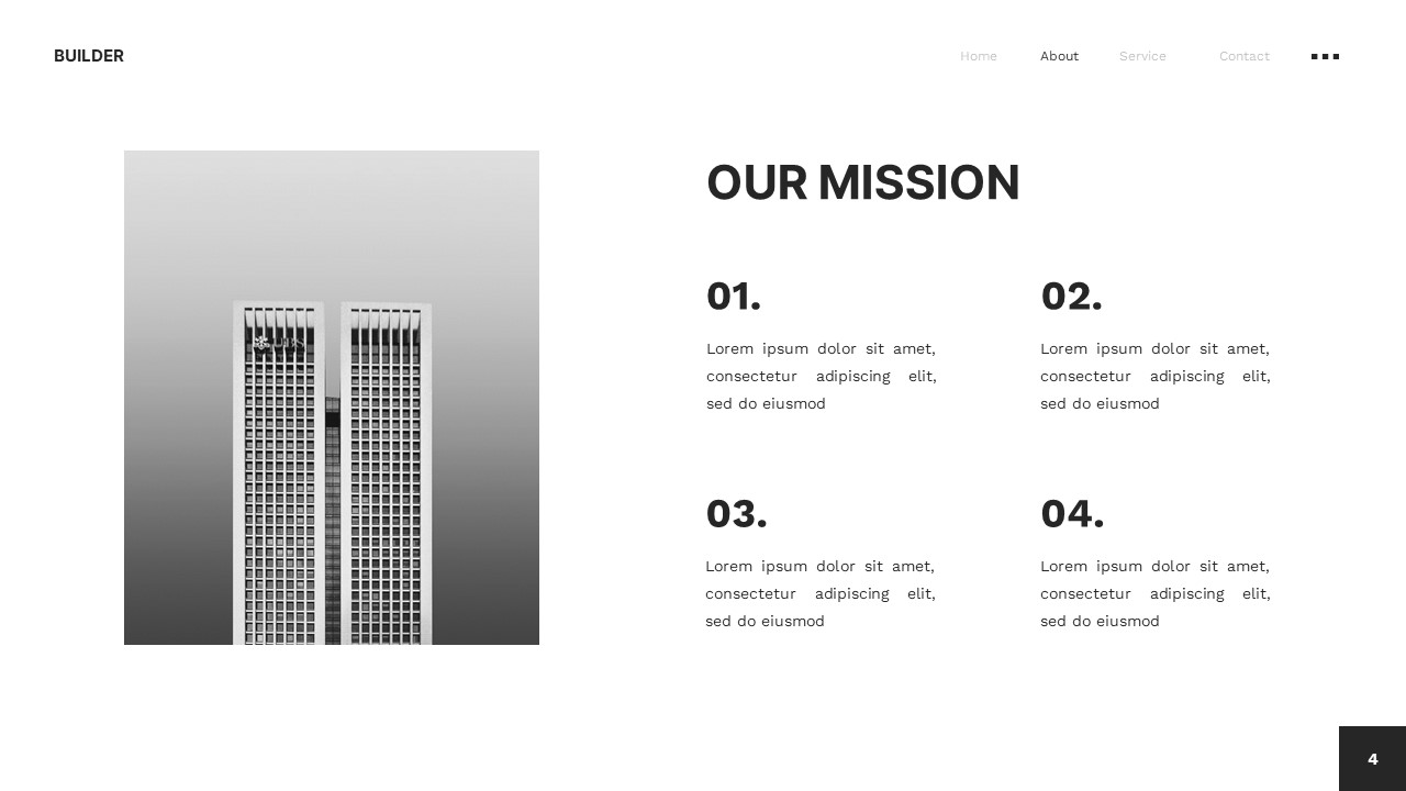 Builder - Building & Construction Powerpoint Templates, Presentation ...