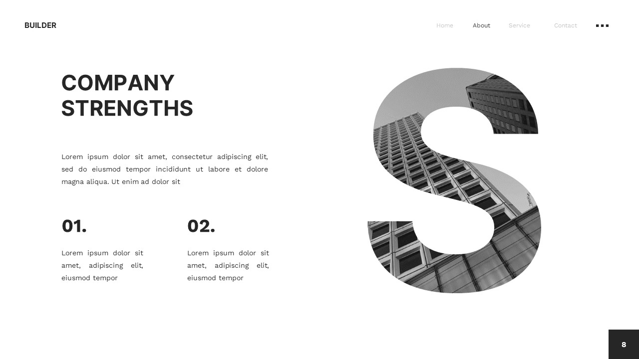 Builder - Building & Construction Powerpoint Templates, Presentation ...