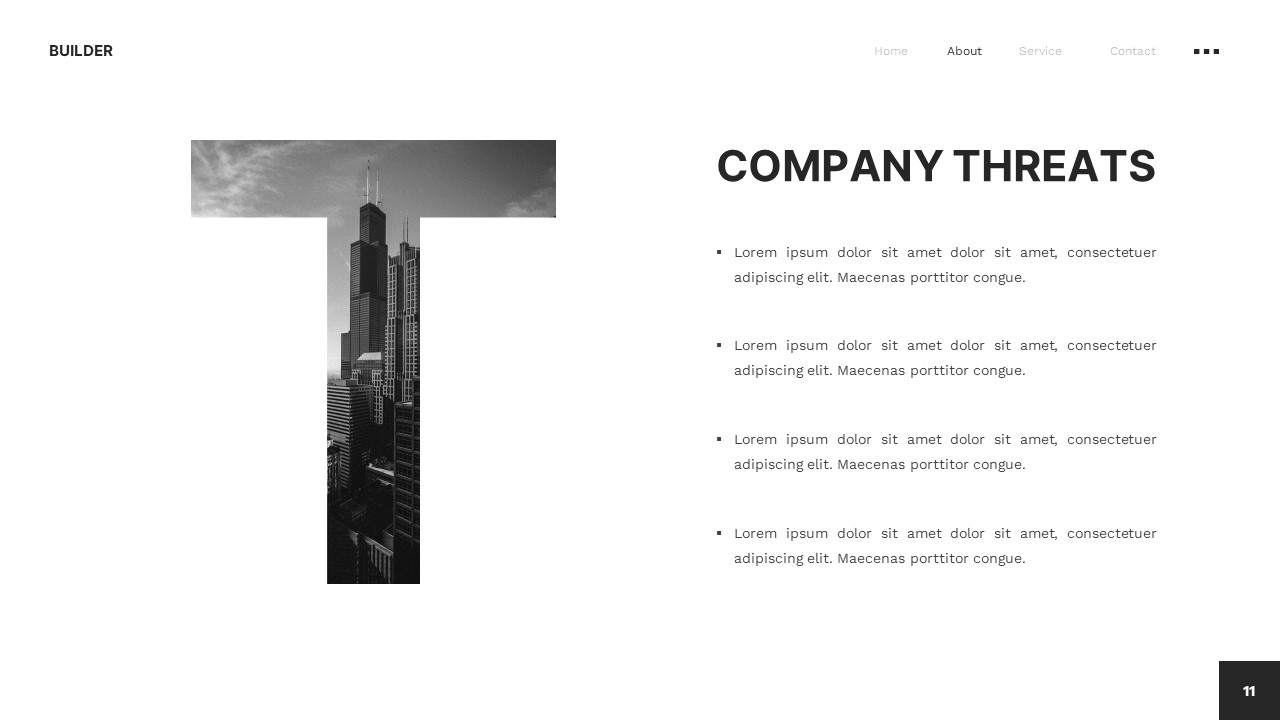 Builder - Building & Construction Google Slide Templates, Presentation ...