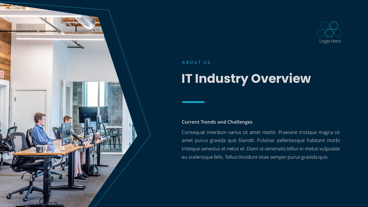 IT-Present - IT Solution Google Slides Template, Presentation Templates