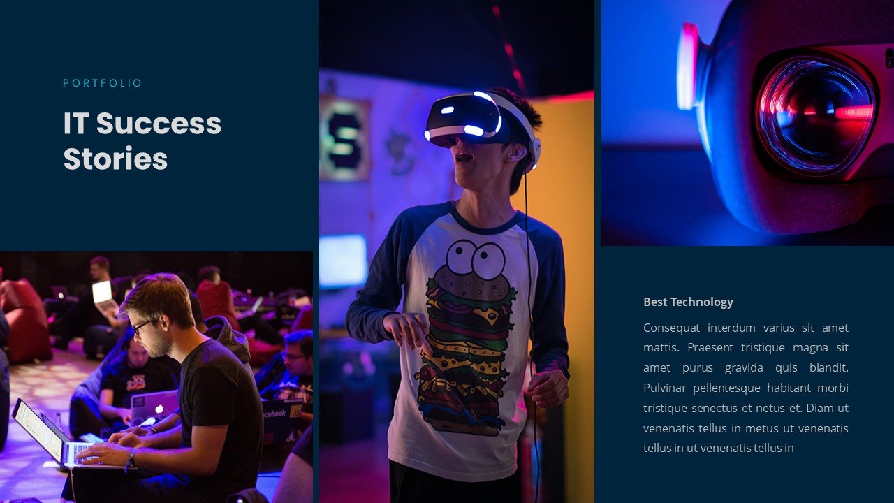 IT-Present - IT Solution Google Slides Template, Presentation Templates