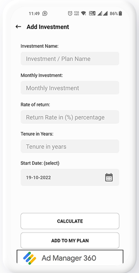 SIP Calculator | SIP Investment Calculator | Android App | Admob Ads ...
