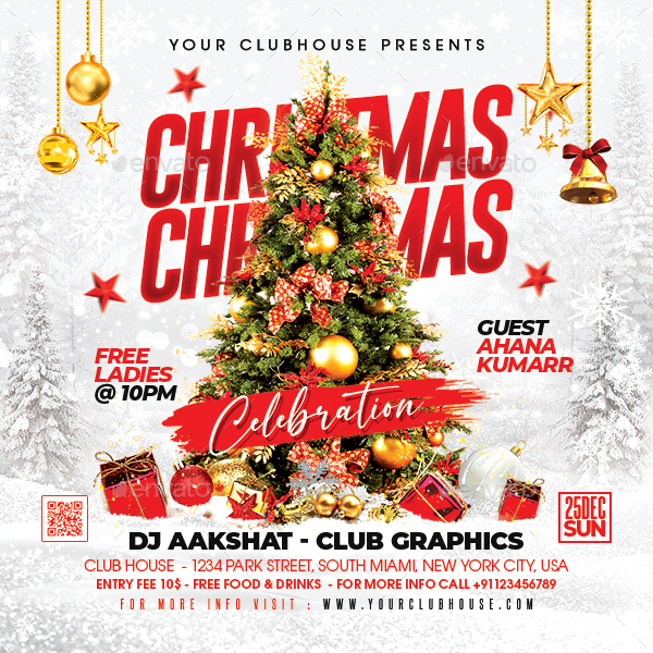 Christmas Flyer, Print Templates | GraphicRiver