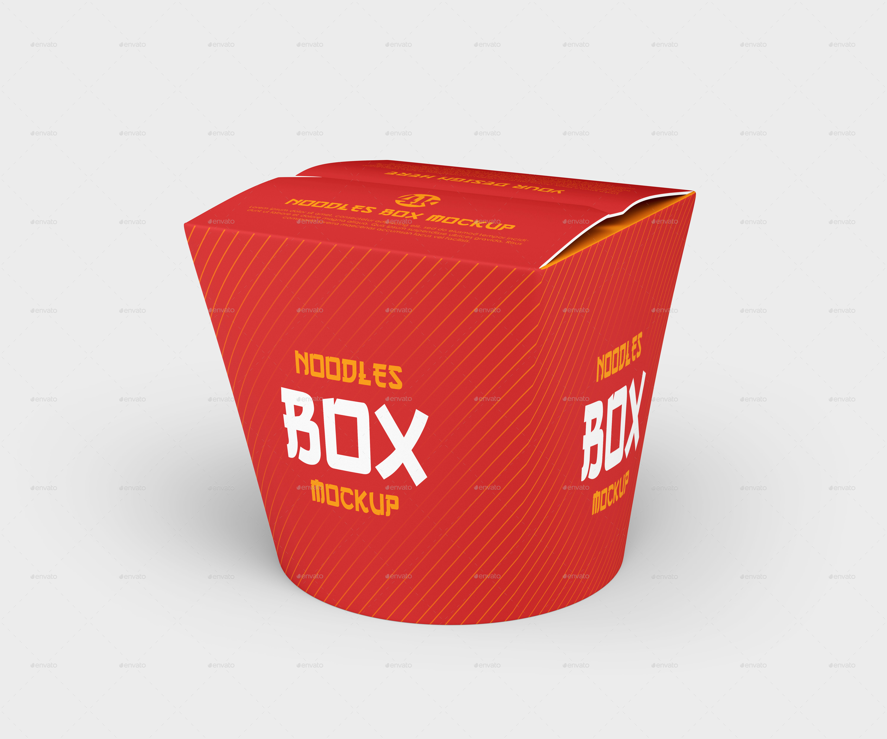 Noodles Box Mockup Set, Graphics | GraphicRiver