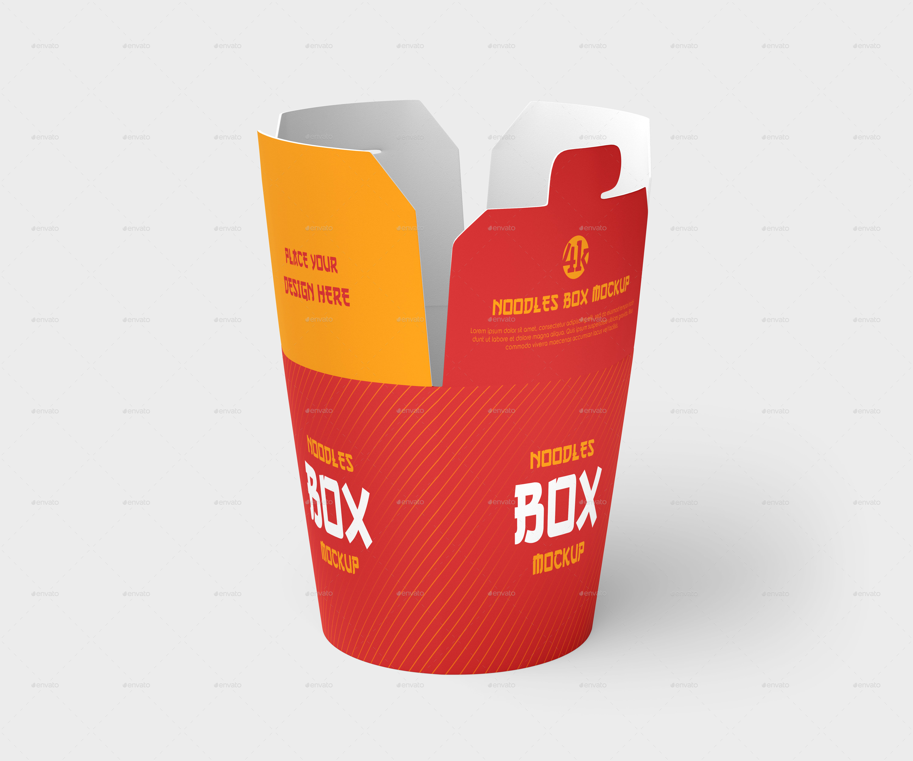 Noodles Box Mockup Set, Graphics | GraphicRiver