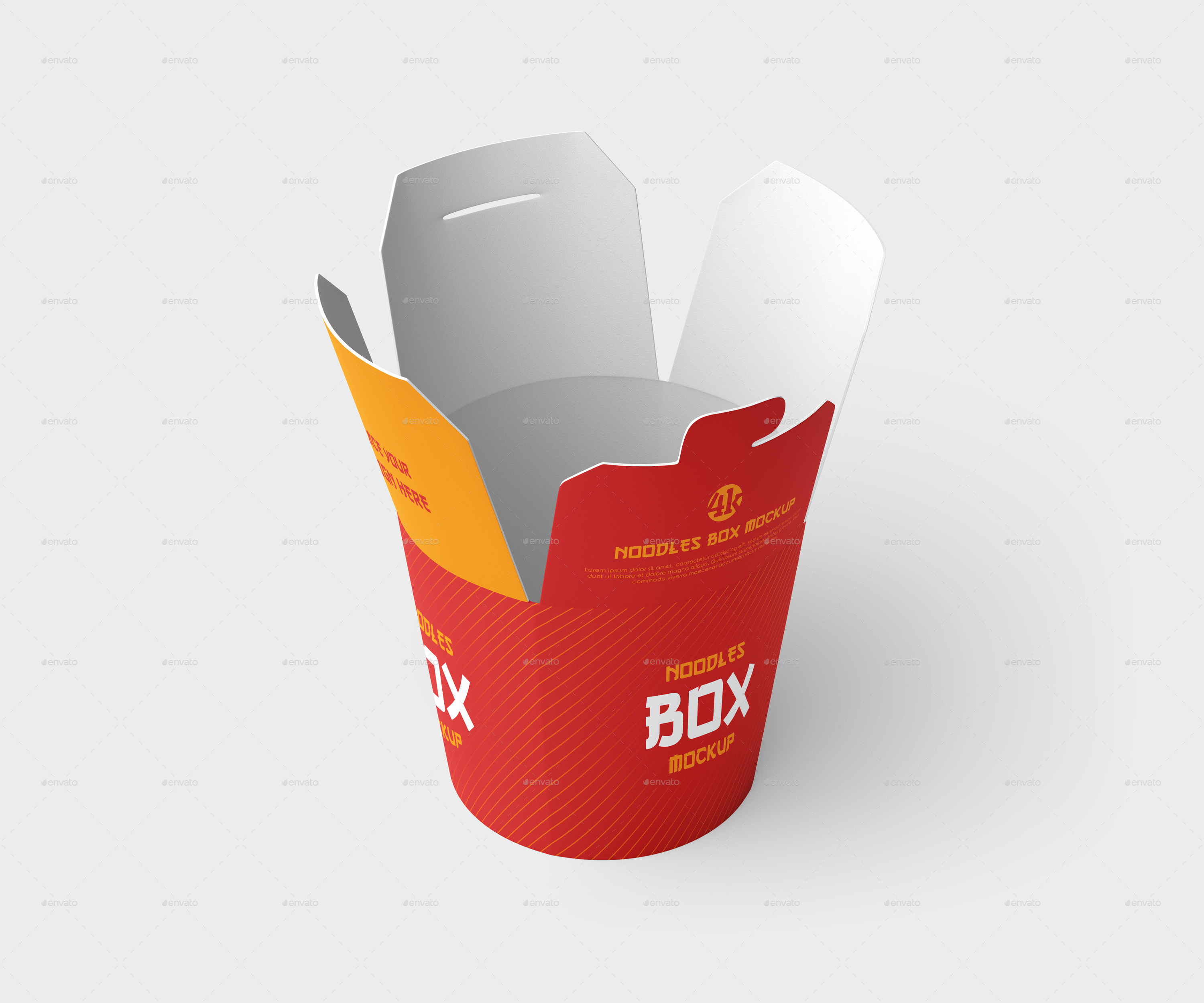 Noodles Box Mockup Set, Graphics | GraphicRiver
