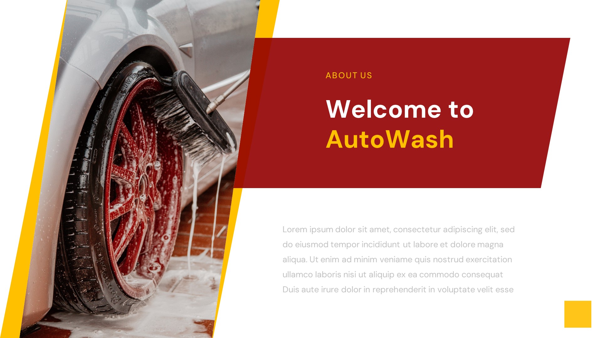 AutoWash - Car Wash PowerPoint Template, Presentation Templates ...