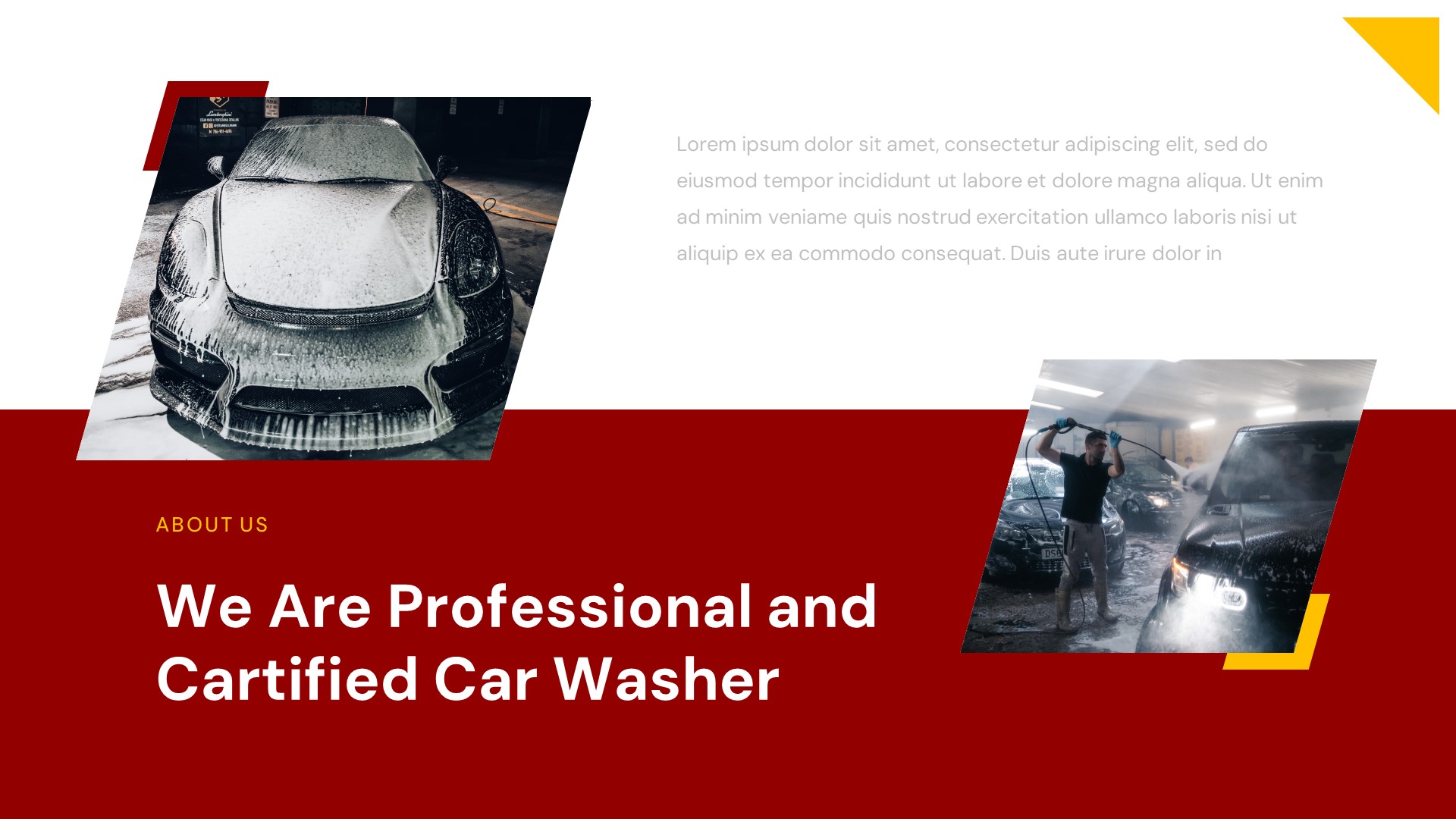 AutoWash - Car Wash PowerPoint Template, Presentation Templates ...