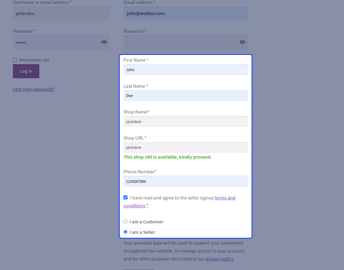 WordPress WooCommerce Multi Vendor Marketplace Plugin by webkul ...