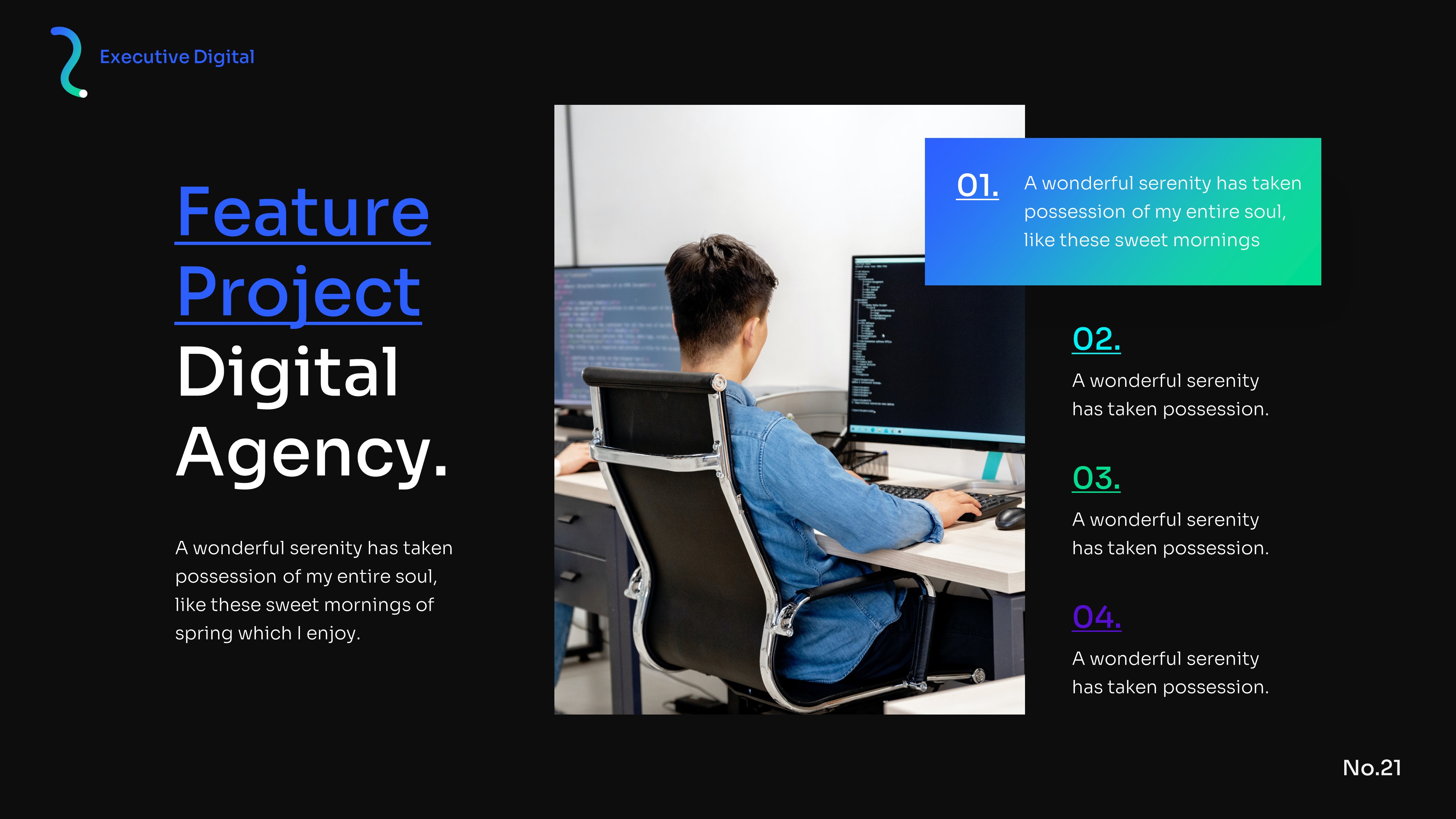 Executive Digital Powerpoint Template, Presentation Templates ...