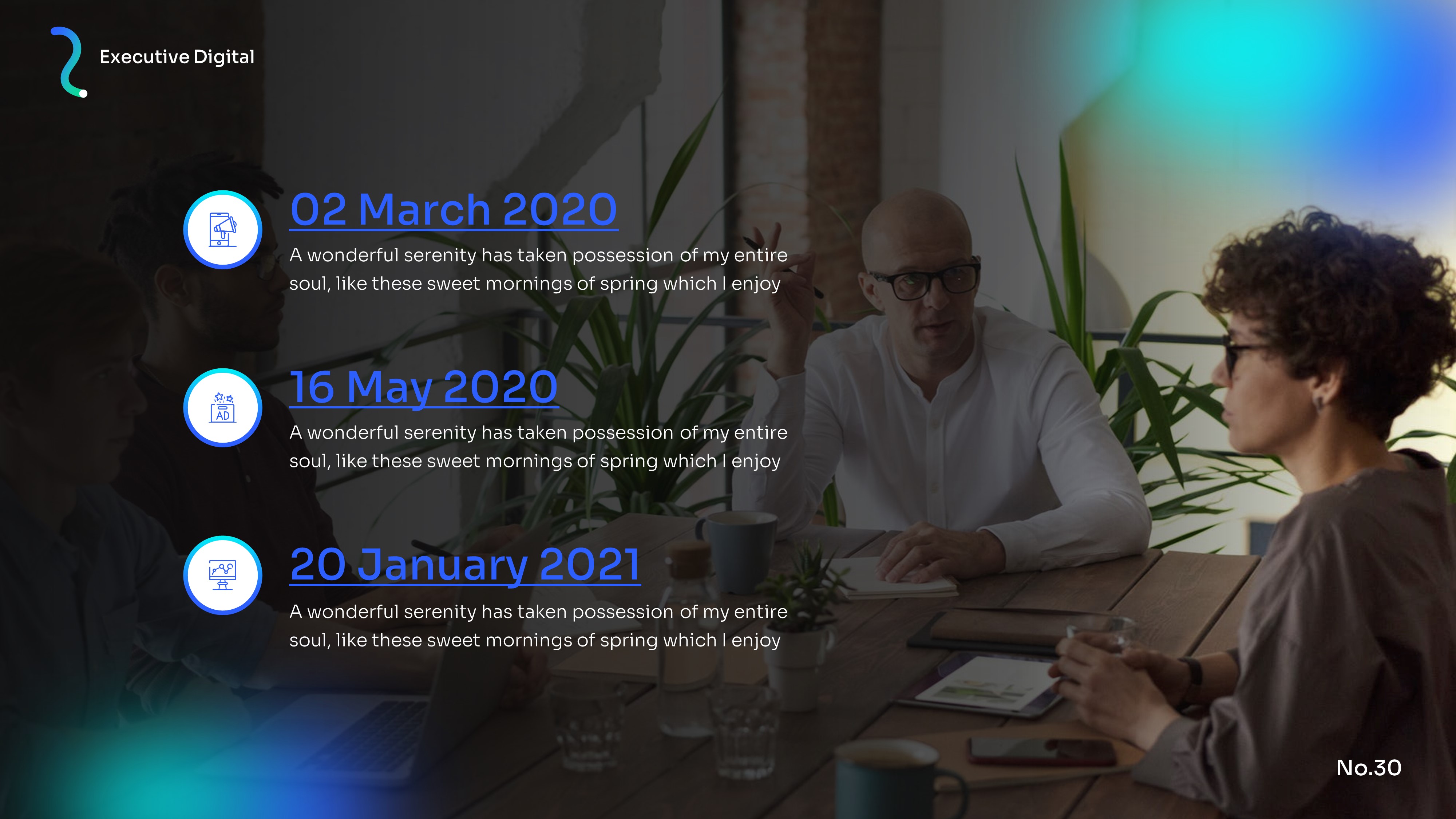 Executive Digital Powerpoint Template, Presentation Templates ...