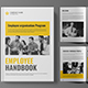 Employee Handbook Brochure Design Template, Print Templates | GraphicRiver