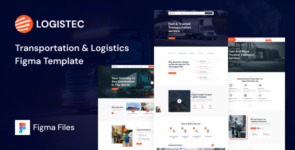 Logistec – Transportation & Logistics Figma Template by RRdevs | ThemeForest