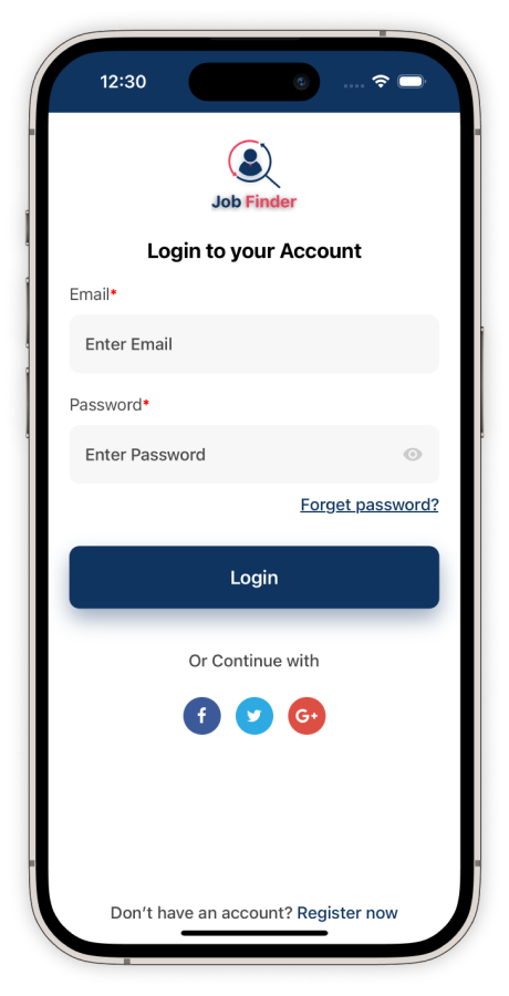 Job Classifieds App in React Native CLI | Job Finding App | Recruitment ...