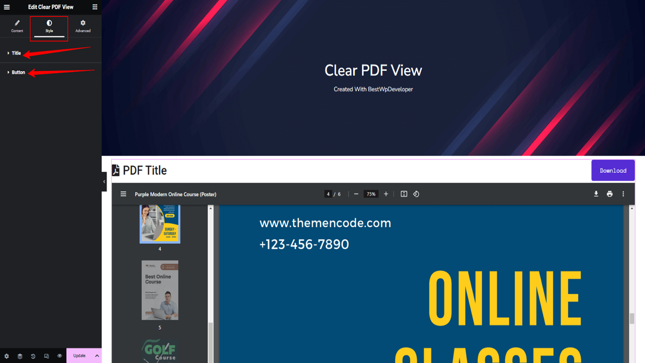 PDF Viewer - Addon For Elementor by BestWpDeveloper | CodeCanyon