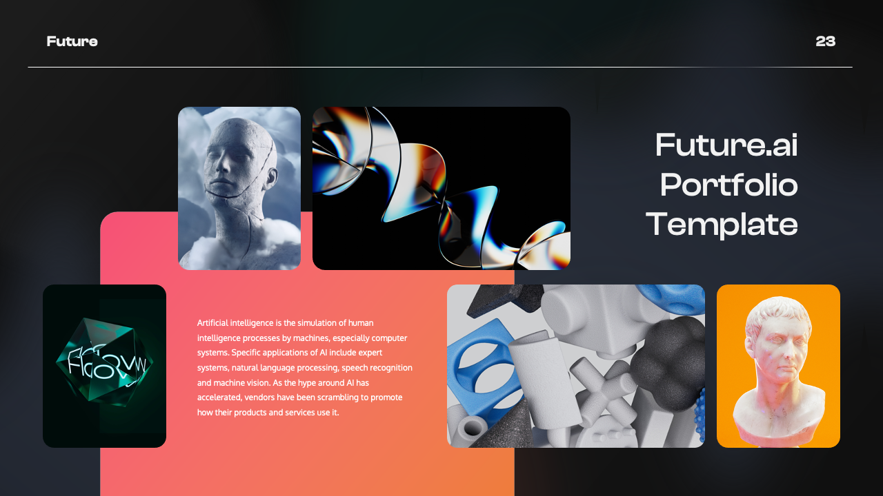 Future - Artificial Intelligence Keynote Template, Presentation Templates