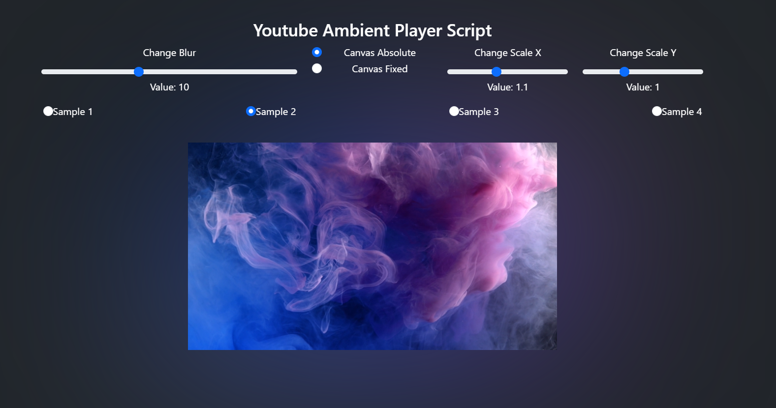 YouTube Ambient Player Script - Transform Your Website Video Player into a Relaxing Experience ...