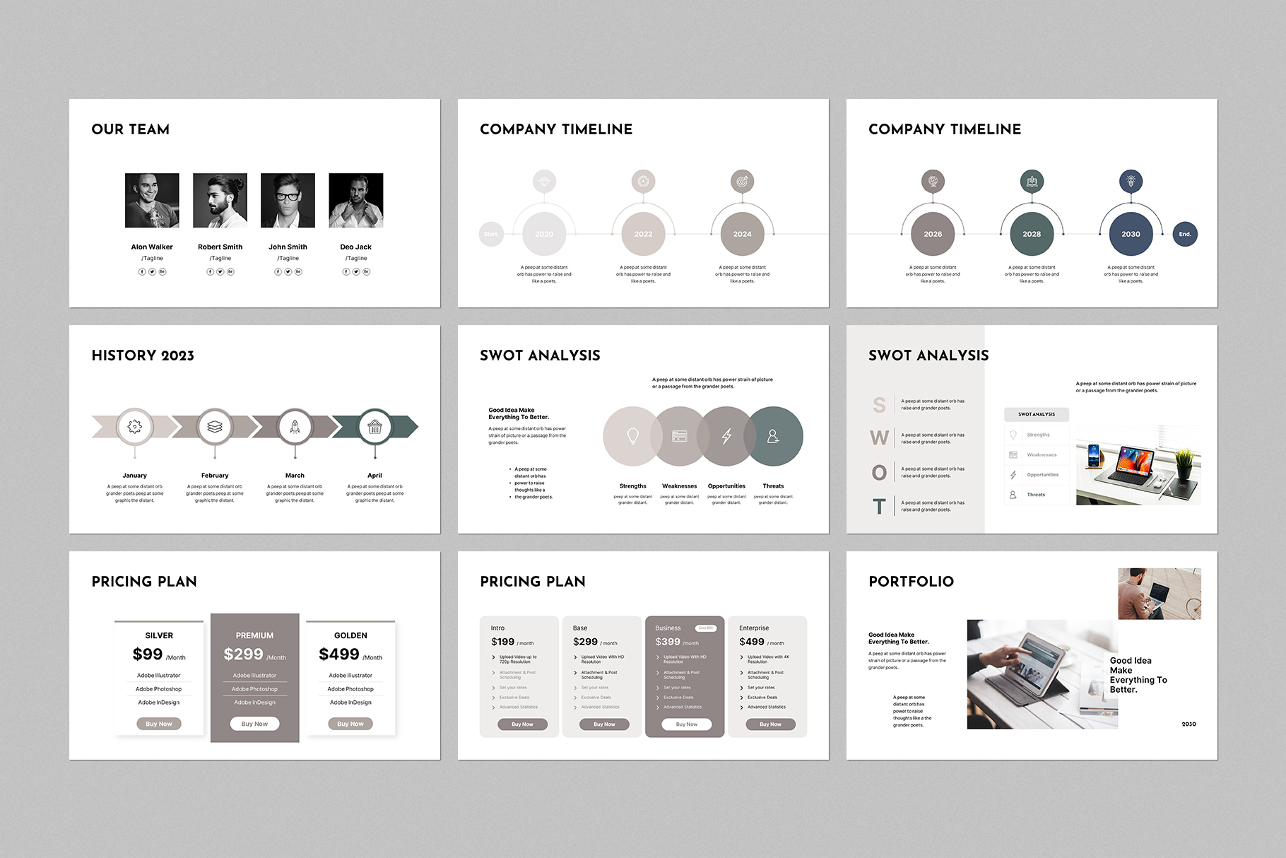 Future Plan PowerPoint Template, Presentation Templates | GraphicRiver