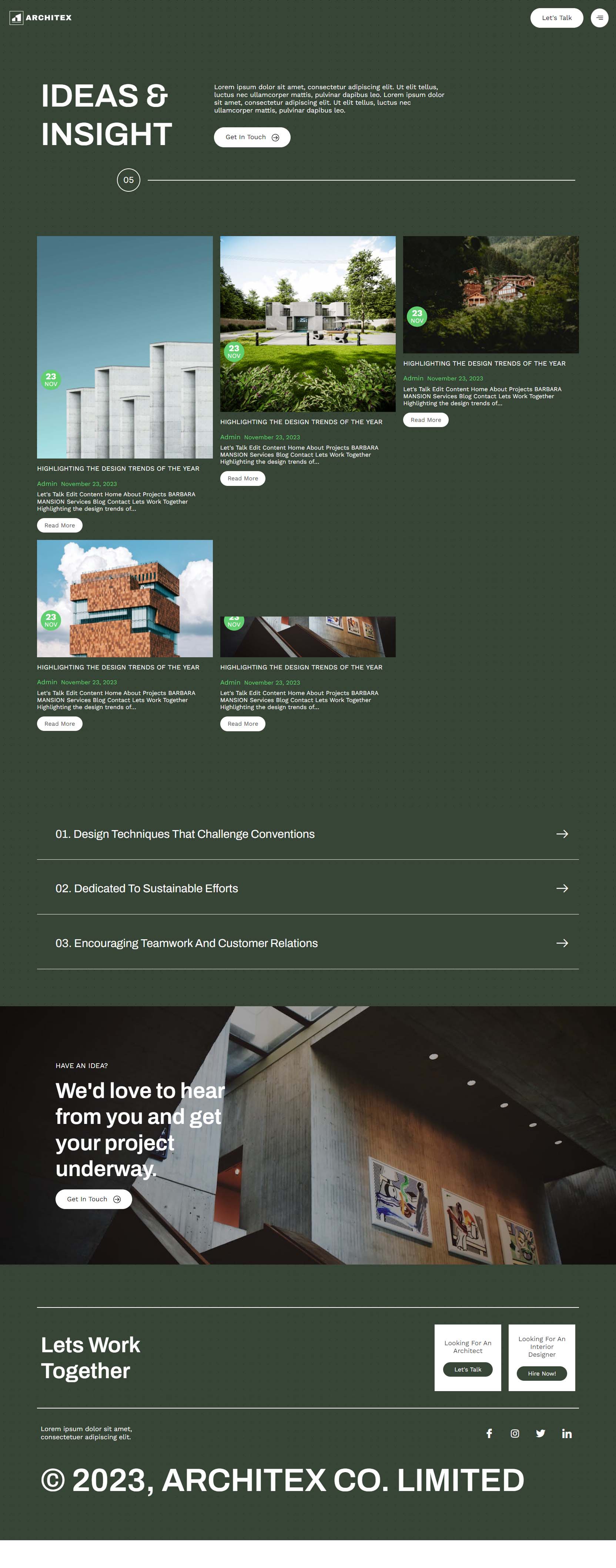Architex - Architecture & Interior Design Elementor Template Kit by DesignSutra