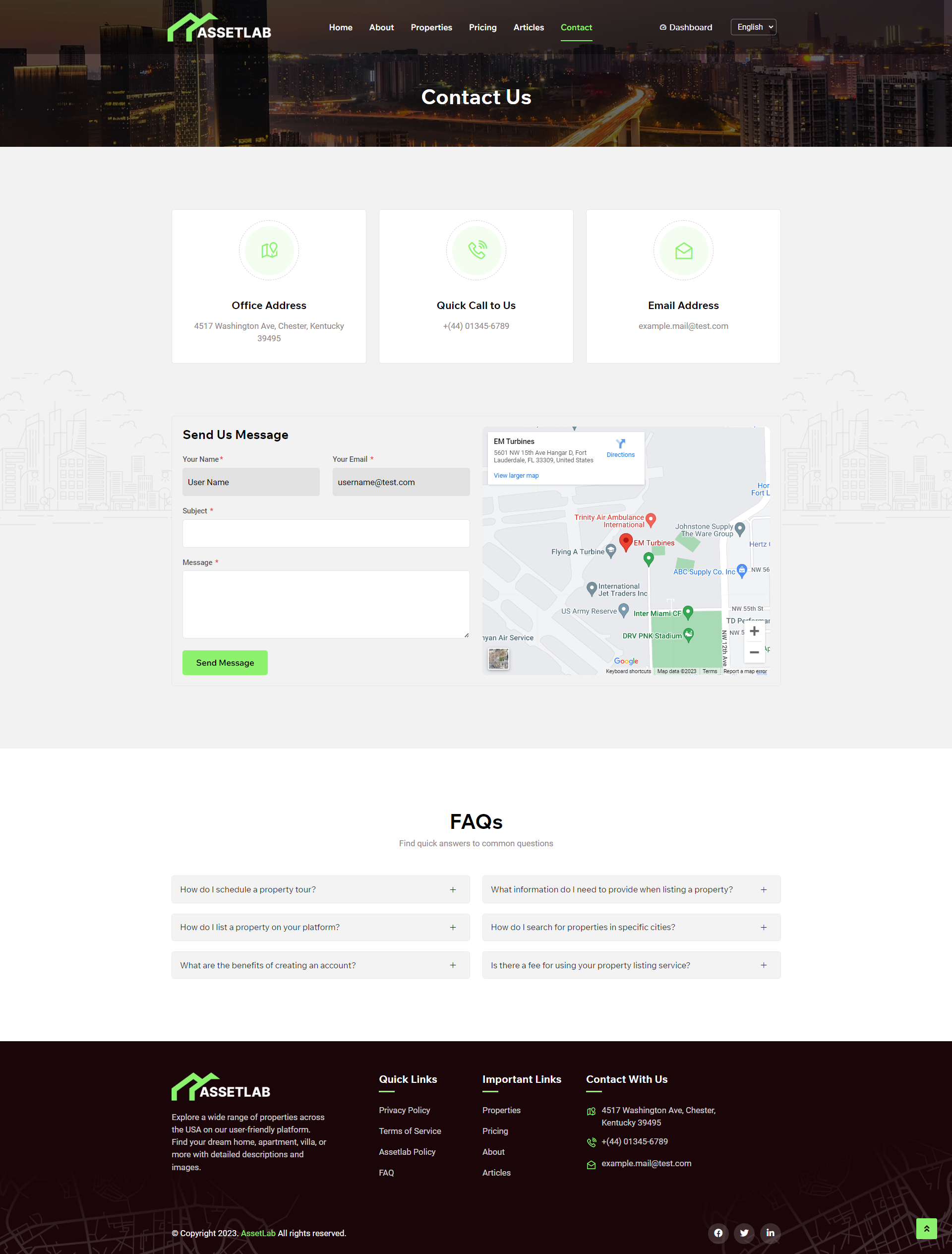 AssetLab - Property Listing Platform | Property Buy Sell | Property Rent by ViserLab
