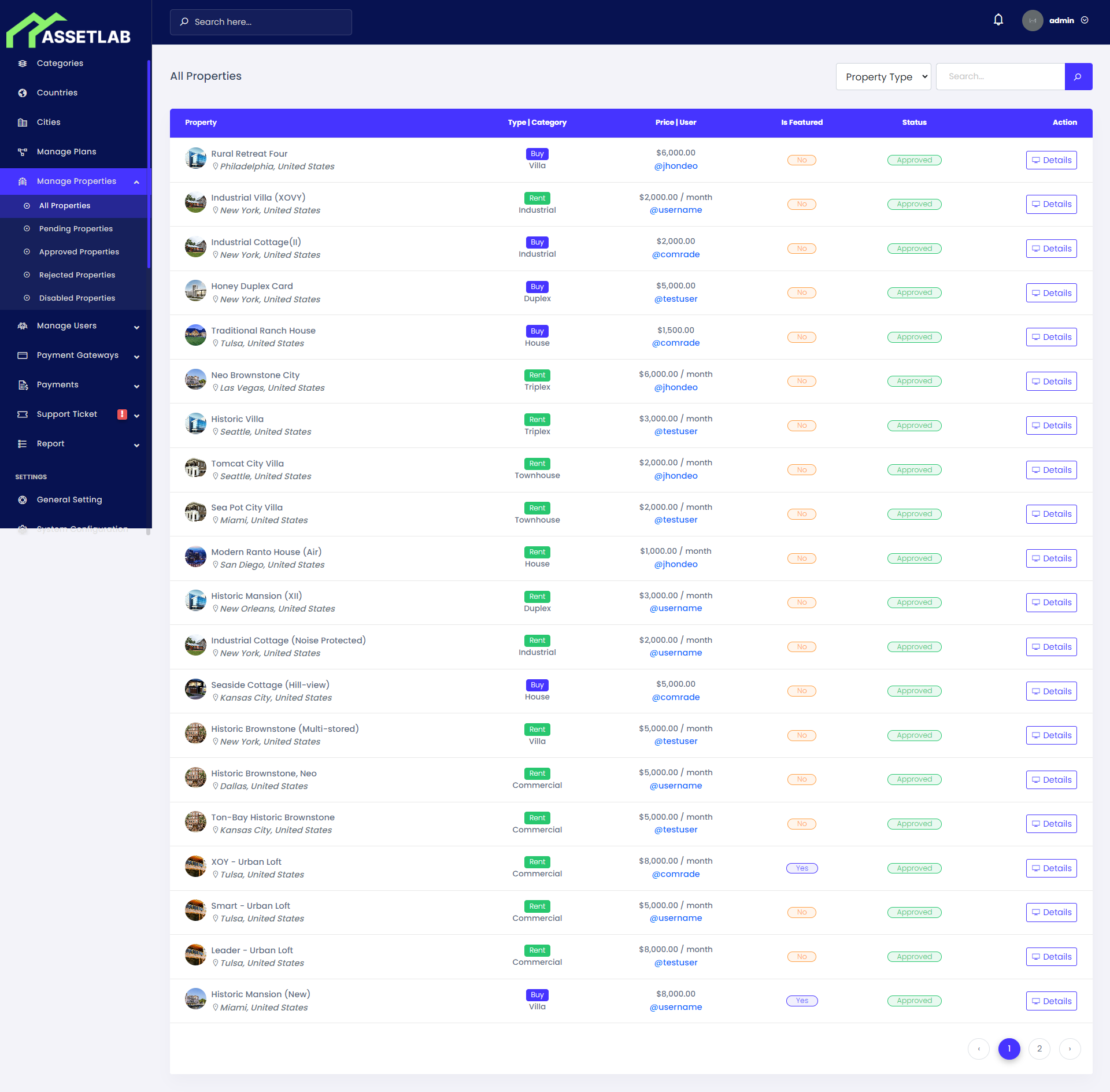 AssetLab - Property Listing Platform | Property Buy Sell | Property Rent by ViserLab