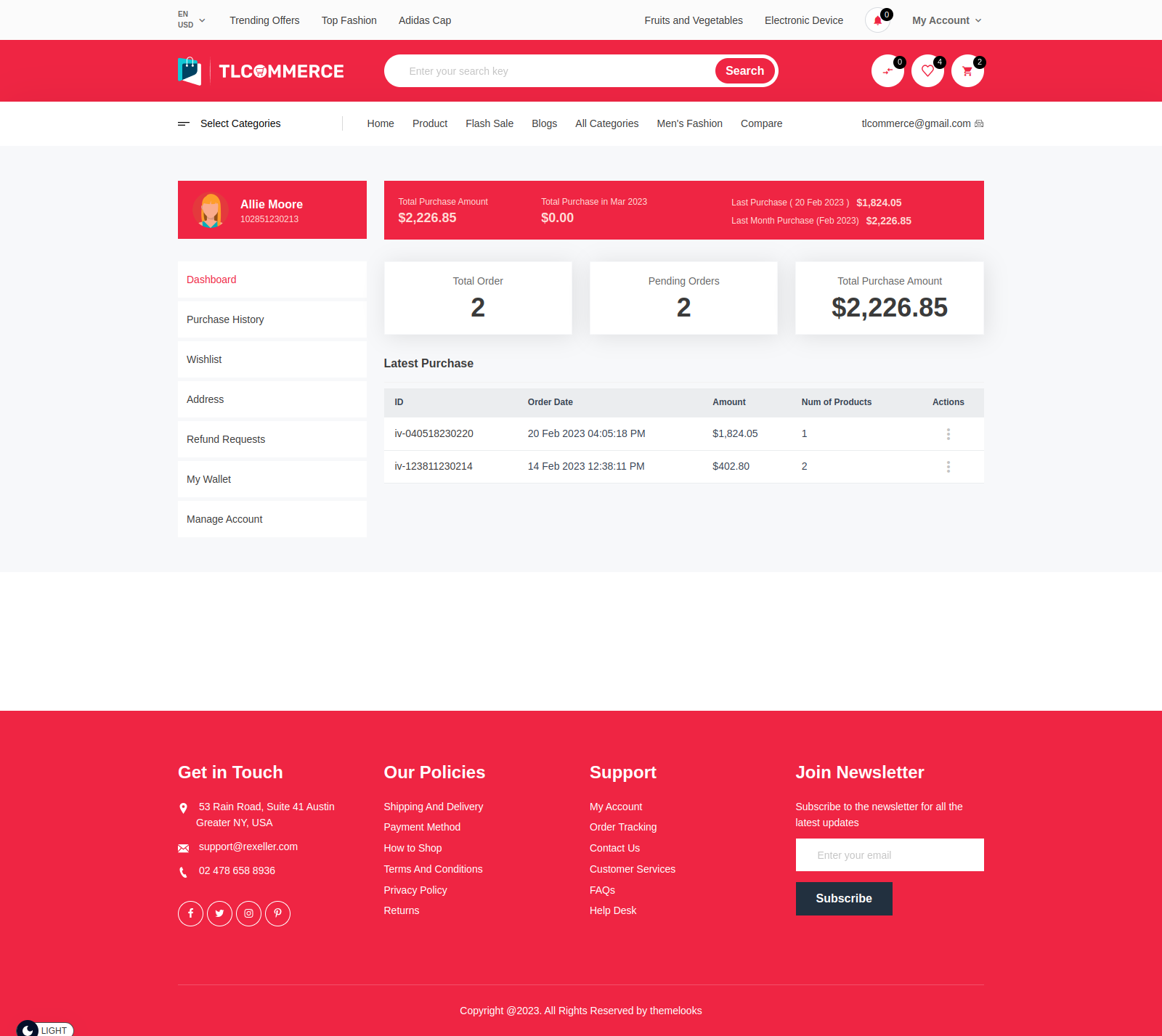 TLCommerce SaaS | Laravel & VueJS Powered Multi-Tenancy Ecommerce SaaS CMS by themelooks