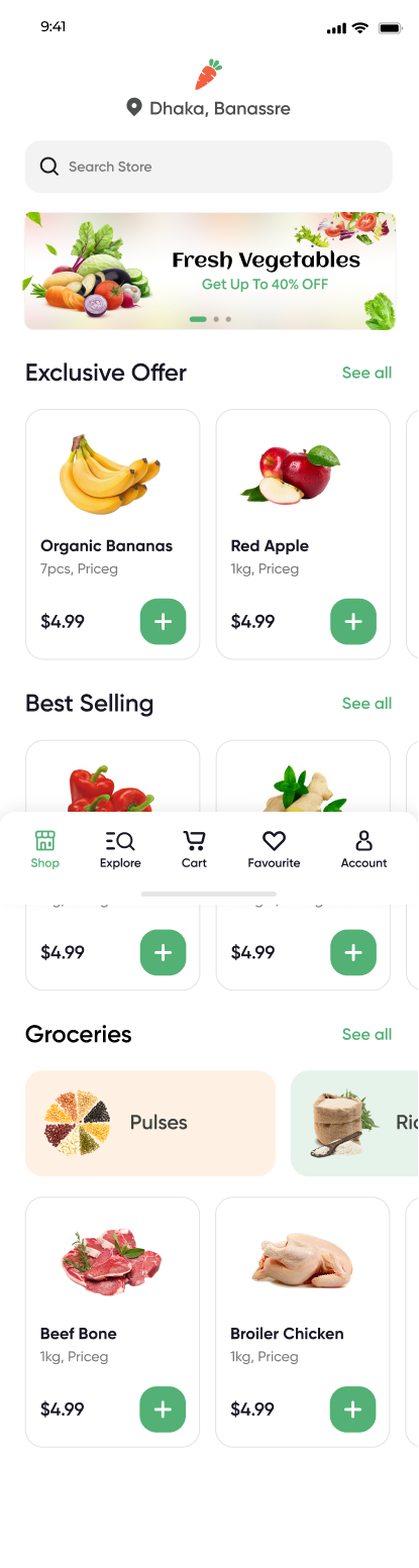 Flutter Toffers Grocery UI in flutter 3.0 by infous_tech | CodeCanyon