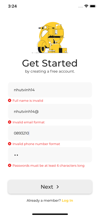 niv | Authentication React Native App Template by maslhiro | CodeCanyon