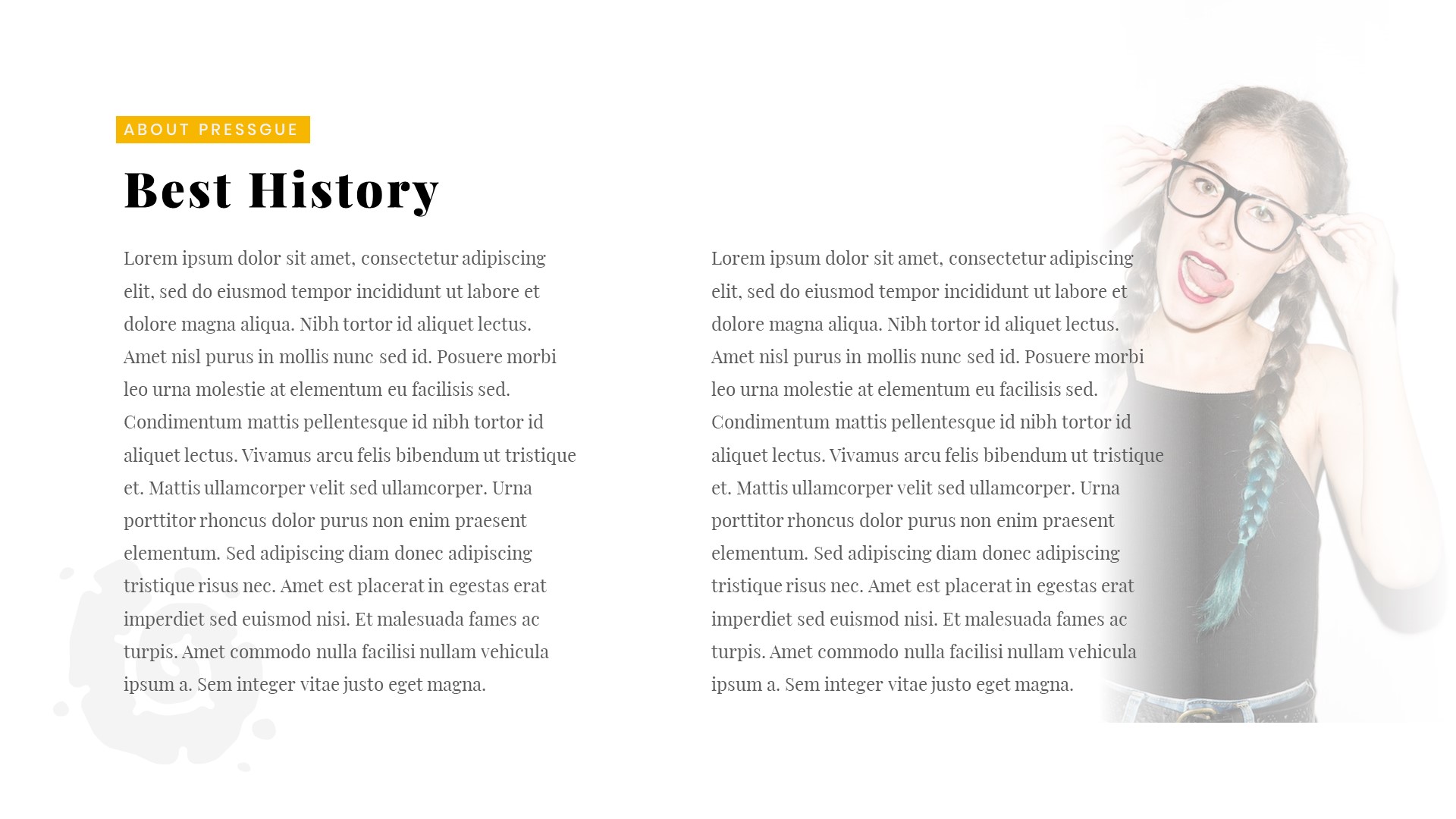 Pressgue - Magazine Google Slides Template, Presentation Templates