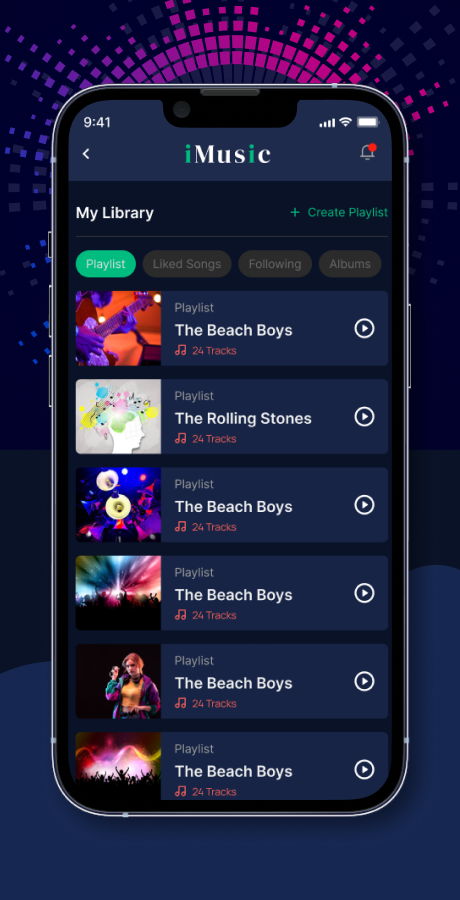 Flutter iMusic - A Feature-Rich Music Streaming App by onestmit | CodeCanyon