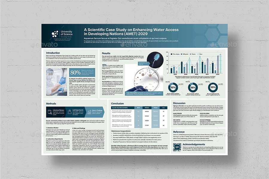 Landscape Research Poster Template, Print Templates | GraphicRiver