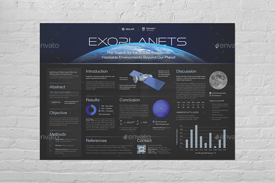 Landscape Research Poster, Print Templates | GraphicRiver
