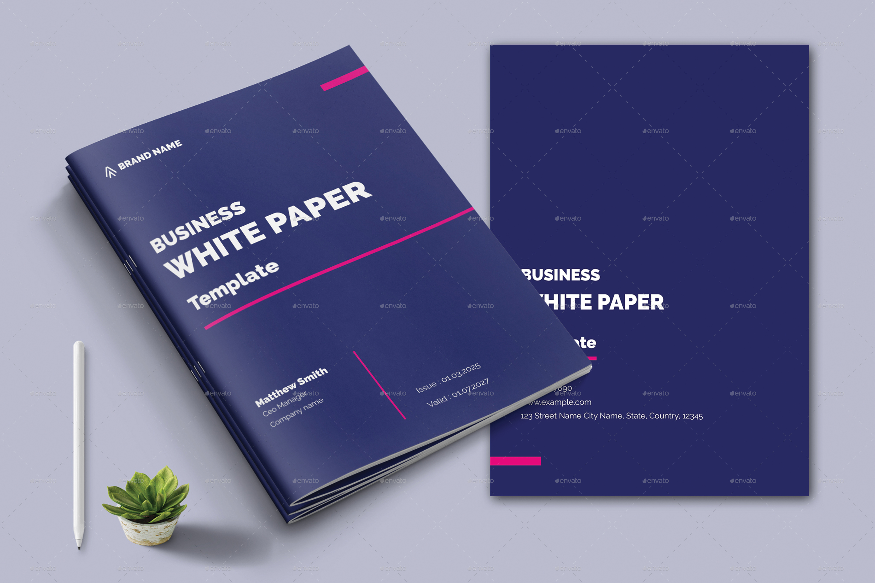Business White Paper Template Design, Print Templates | GraphicRiver