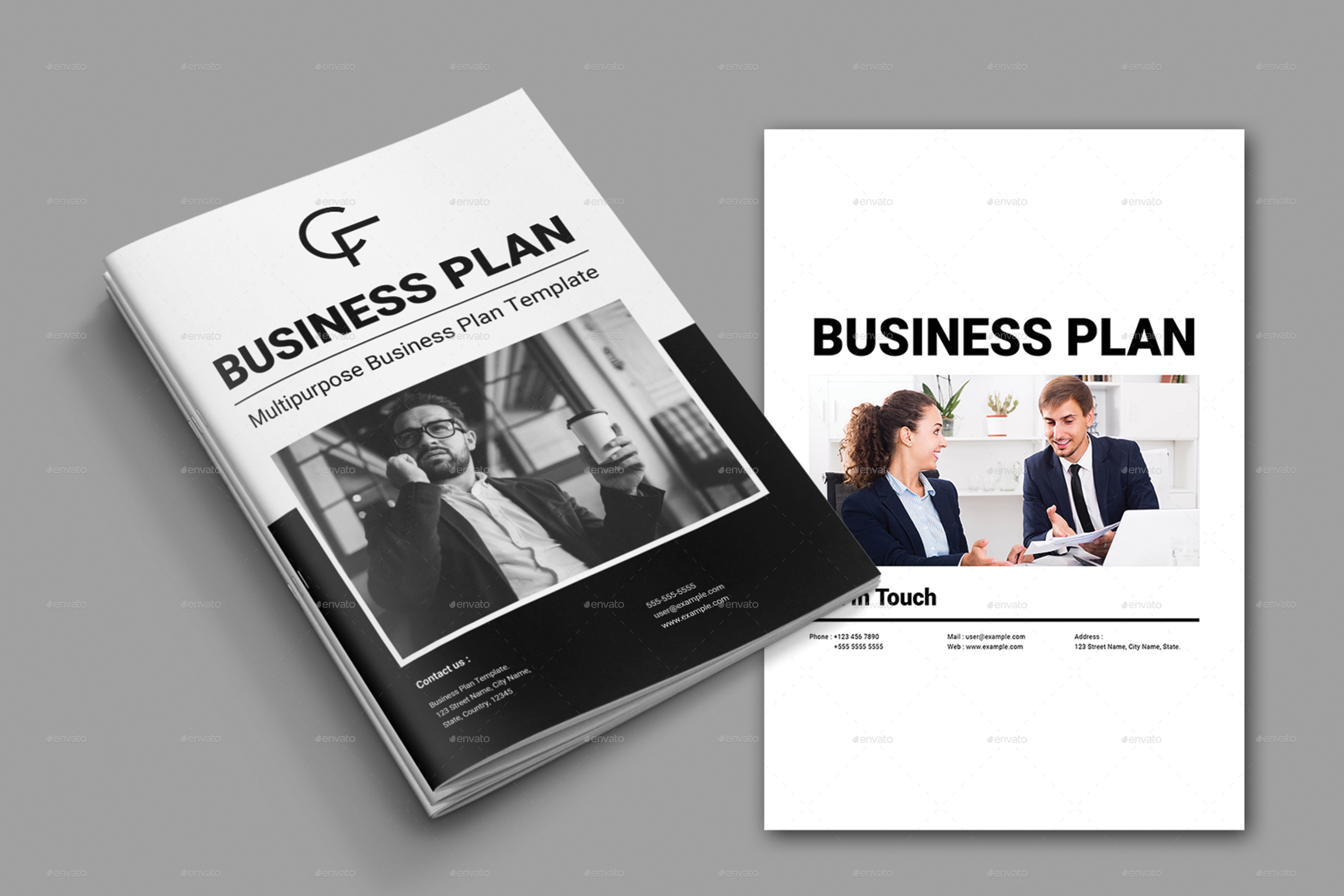 Business Plan Design Template, Print Templates | GraphicRiver