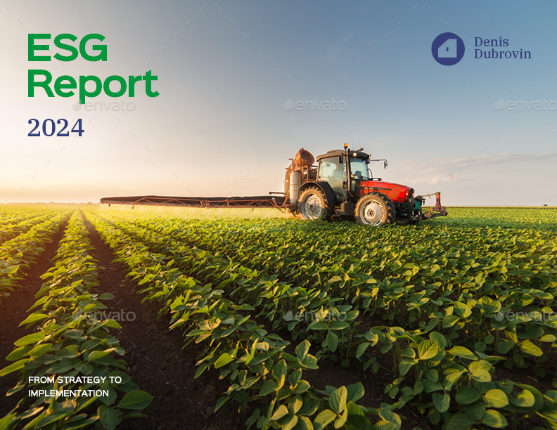 ESG Report, Print Templates | GraphicRiver