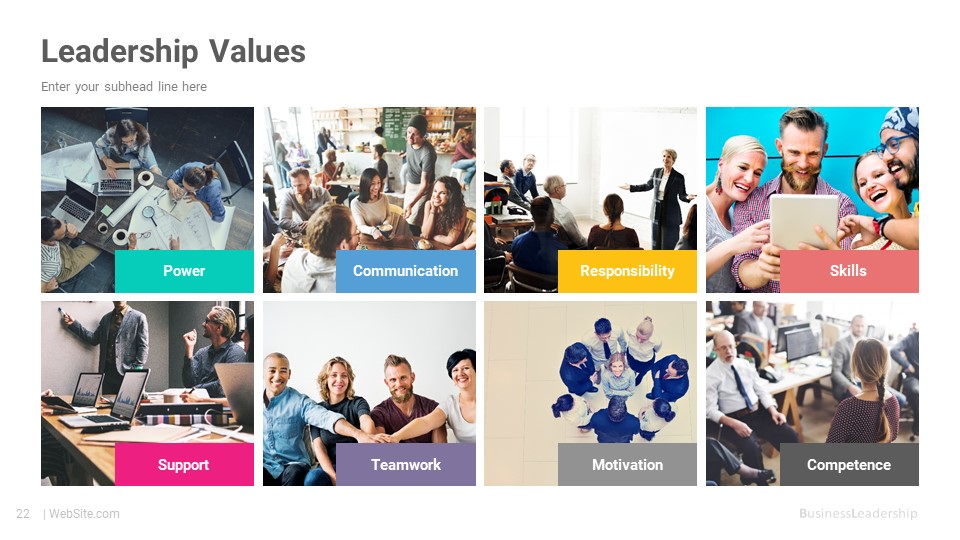 Business Leadership PowerPoint Presentation Template, Presentation ...