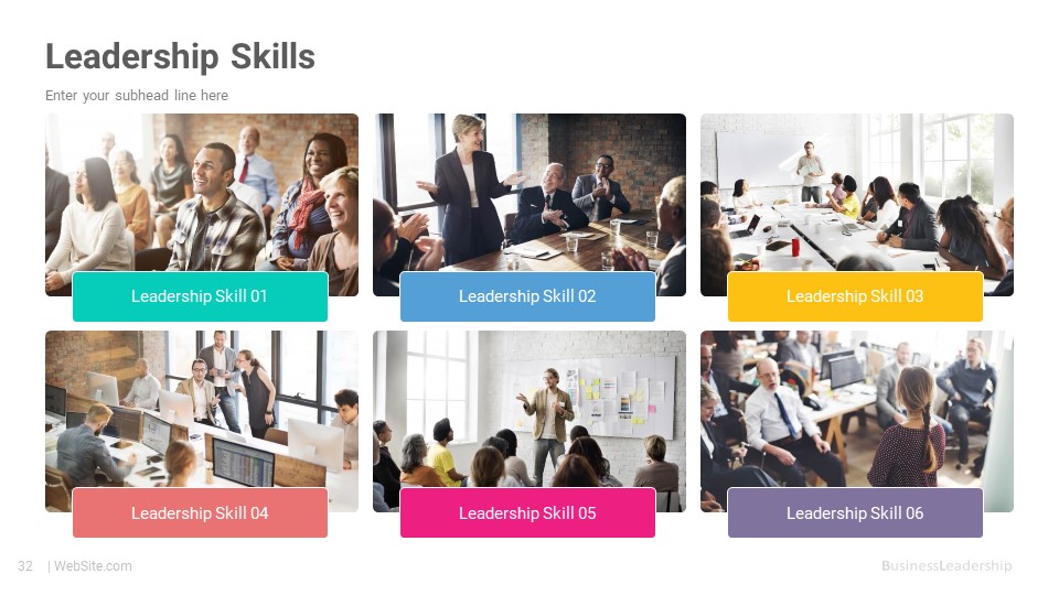 Business Leadership PowerPoint Presentation Template, Presentation ...
