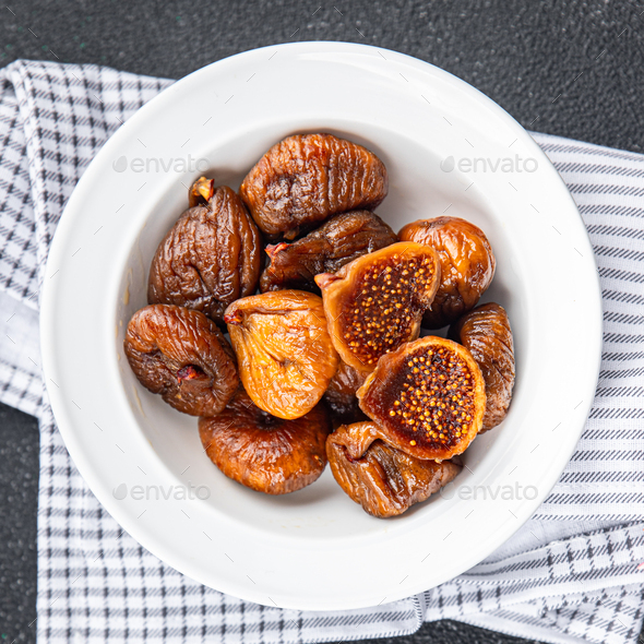 figs dried fruit healthy eating appetizer meal food snack on the table ...