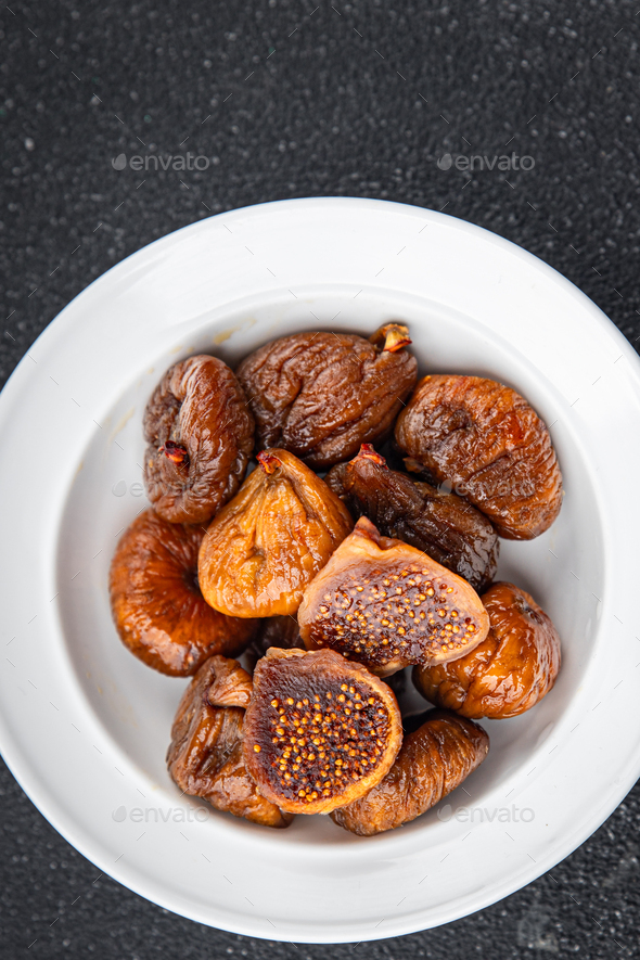 figs dried fruit healthy eating appetizer meal food snack on the table ...