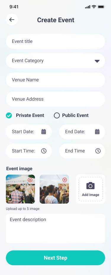 Eventy - Event Booking React Native Expo Ui Kit by lalaWeb | CodeCanyon