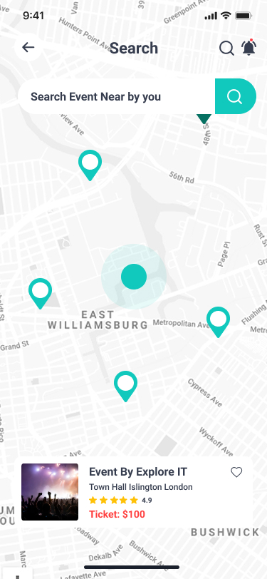 Eventy - Event Booking React Native Expo Ui Kit by lalaWeb | CodeCanyon