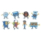 Retro Music Mascots, Vectors | GraphicRiver